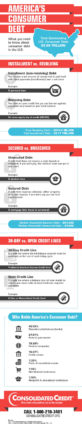 Types of Consumer Debt Infographic | Consolidated Credit