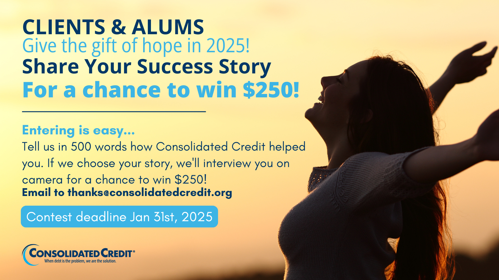 Current Contests & Contest Rules | Consolidated Credit